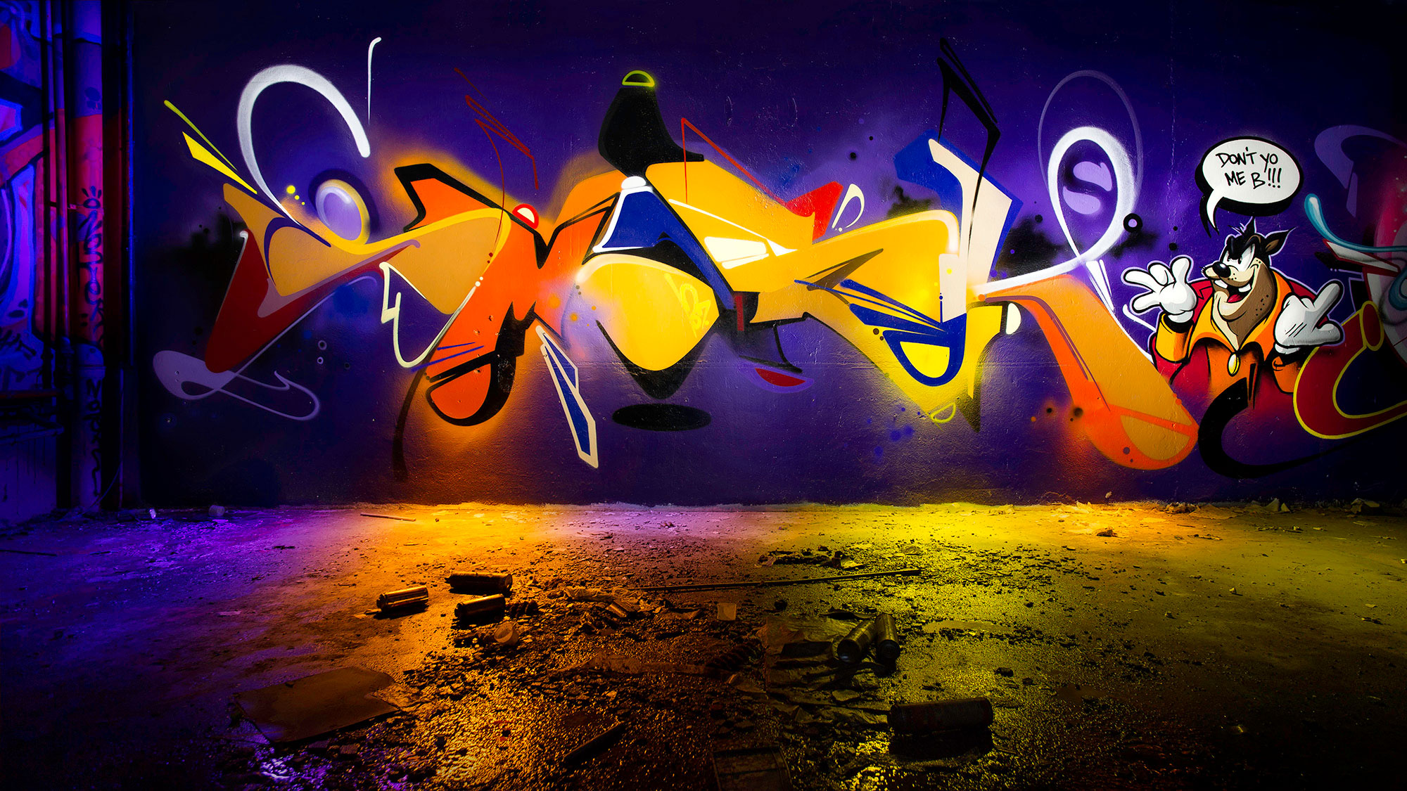 34_Smash137_L.jpg (2000×1125) | Mosaic art, Neon signs, Graffiti